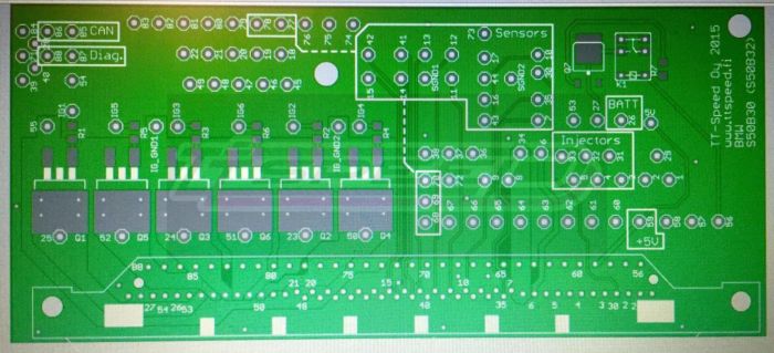 Piirilevy Motronic 88 Pin Ecu Liittimelle Tt Speed